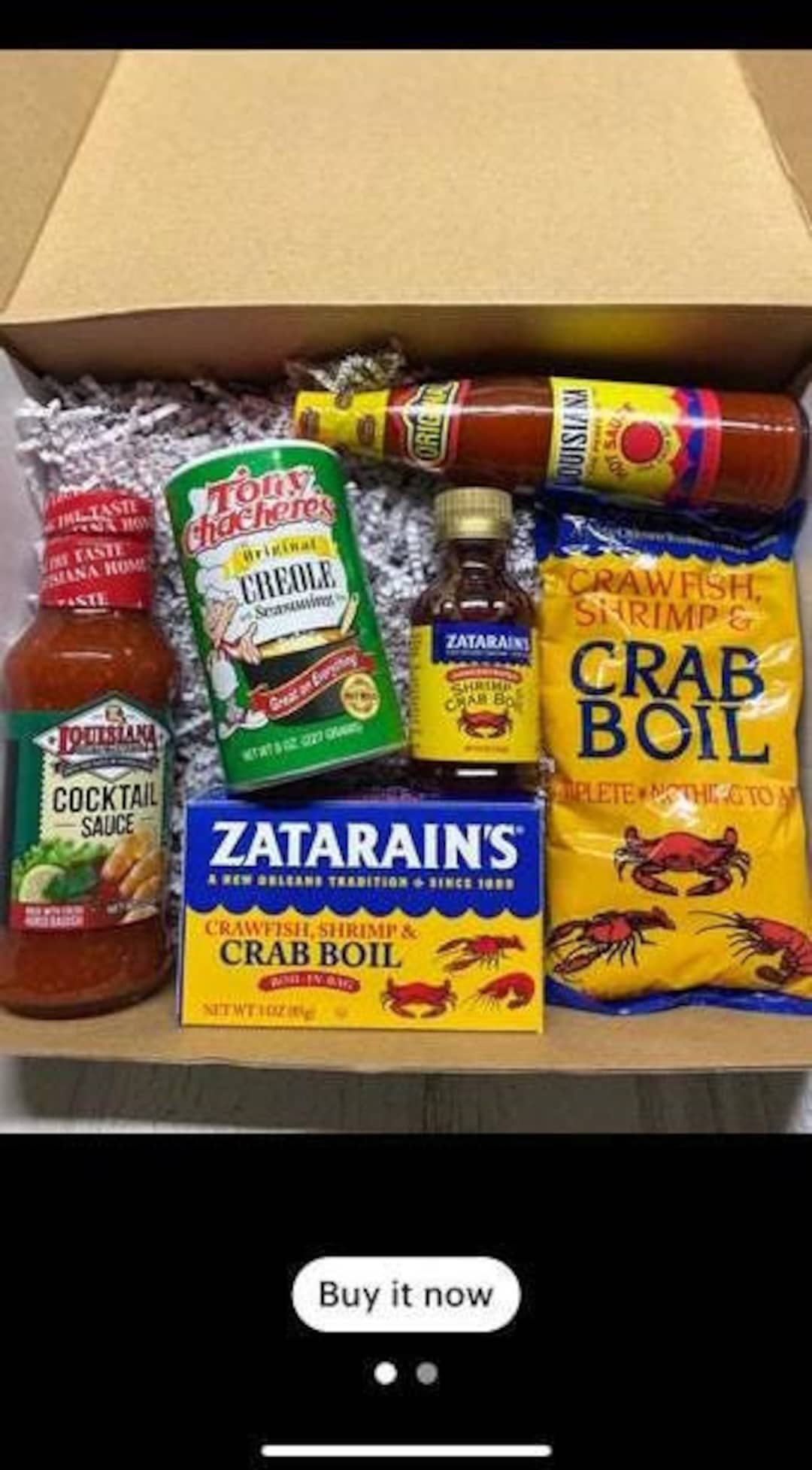 Louisiana Cajun Spice Box Featuring as Many Items If Wanting a Custom ...
