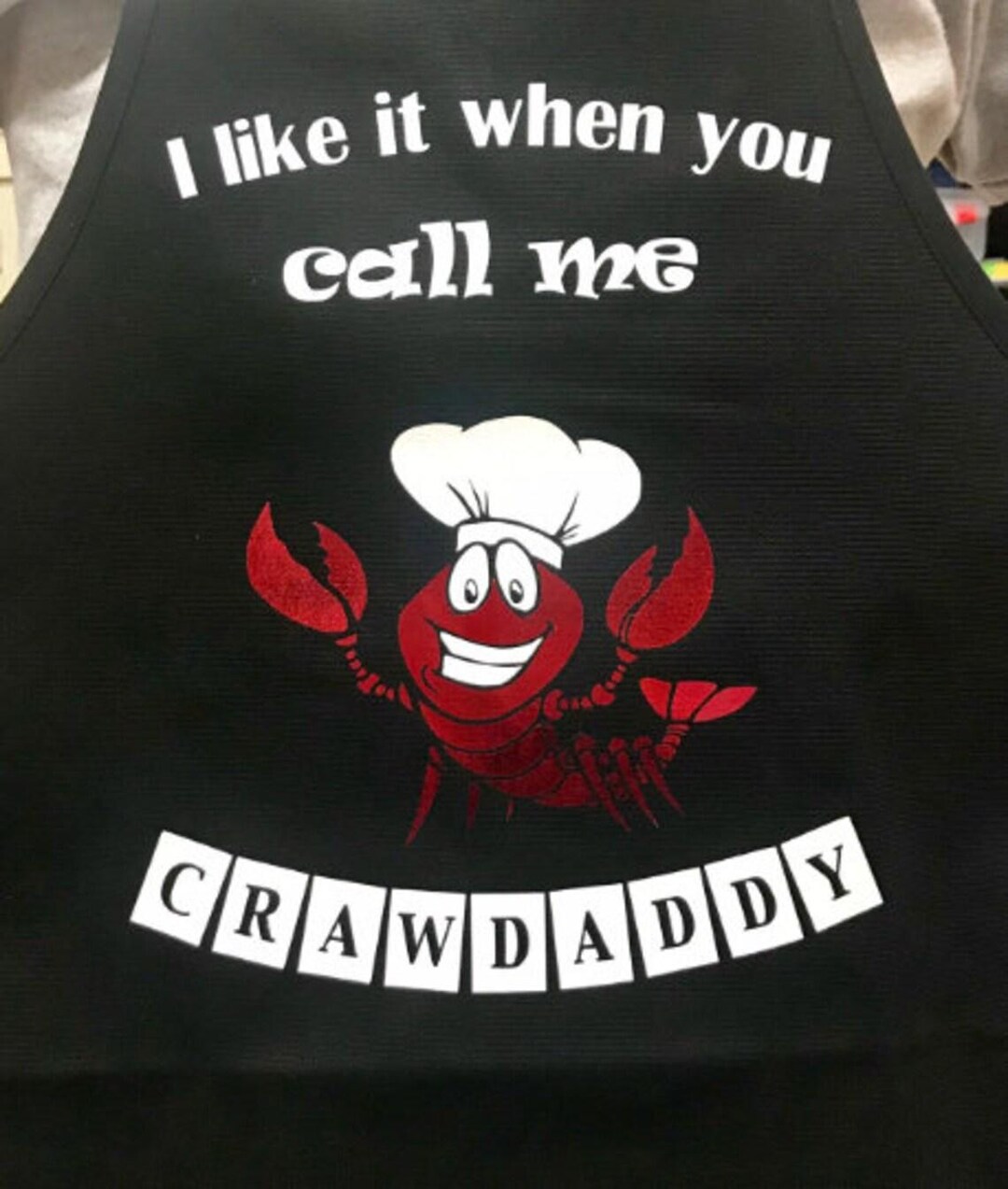 Louisiana Cajun Crawfish Apron Seafood Boil "like It When You Call Me ...