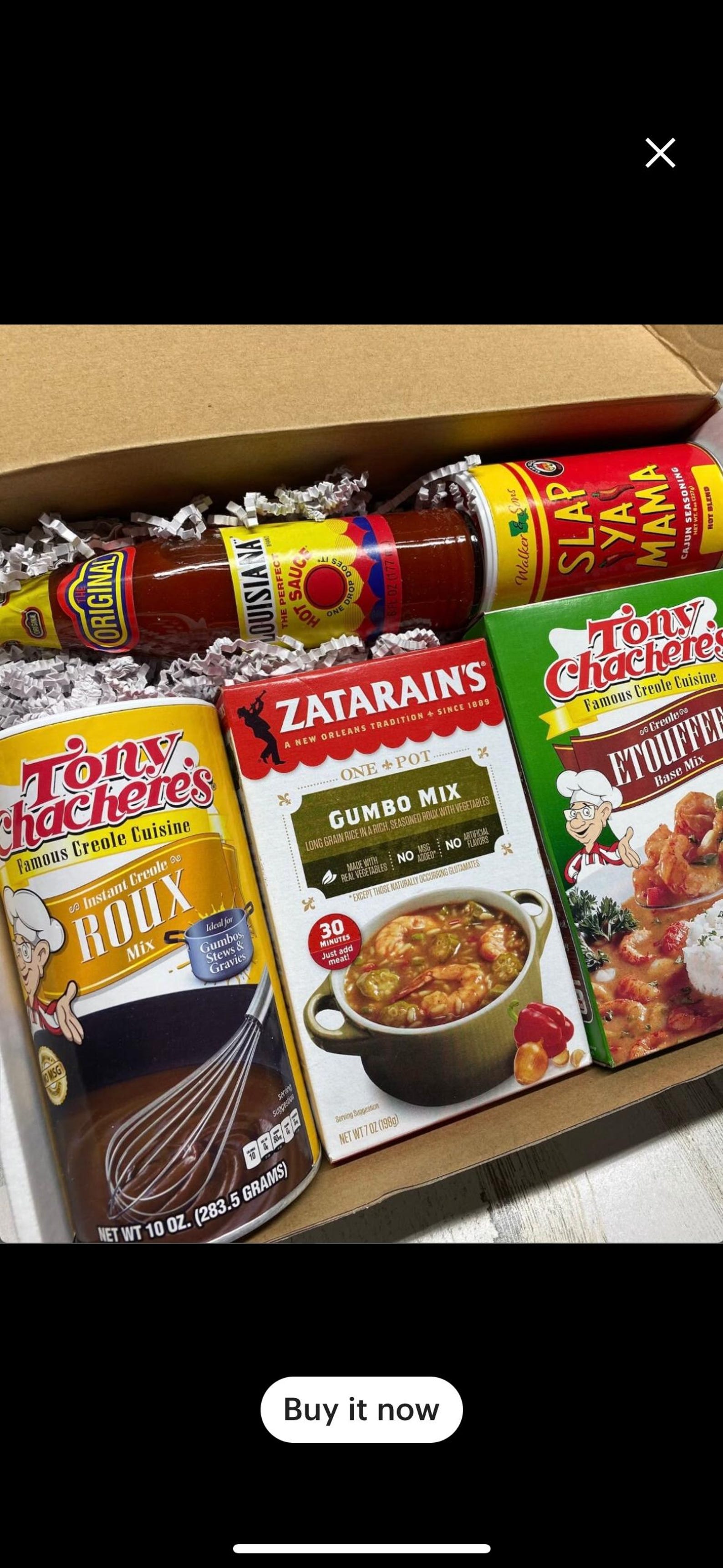 Louisiana Cajun Spice Gift Box Missing Home Louisiana Gift Basket ...