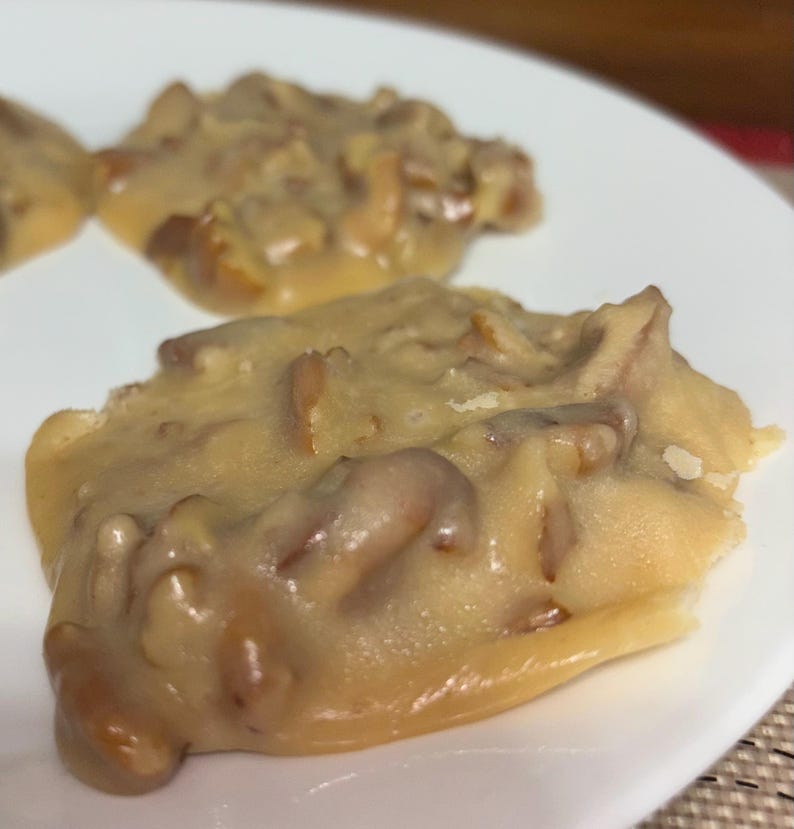 1 Dozen (12)louisiana Pralines Made With Pecans Valentine Day Treat ...