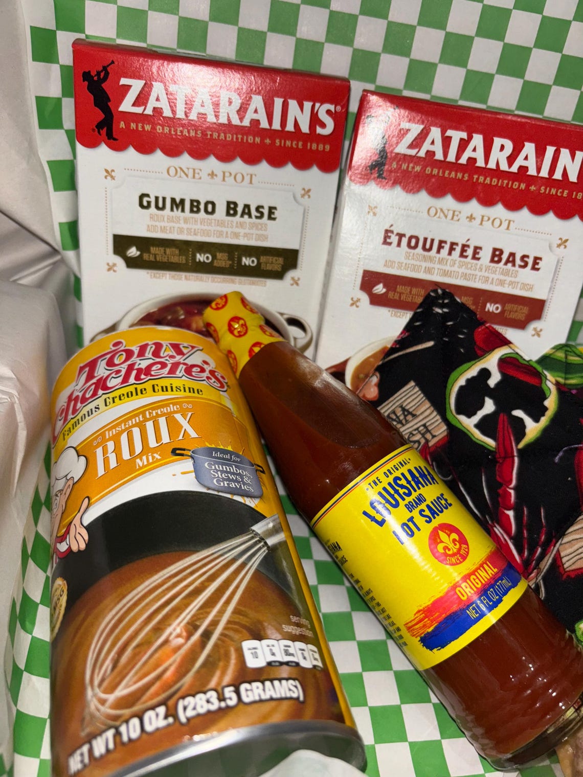 Louisiana Cajun Spice Gift Box Missing Home Louisiana Gift Basket ...