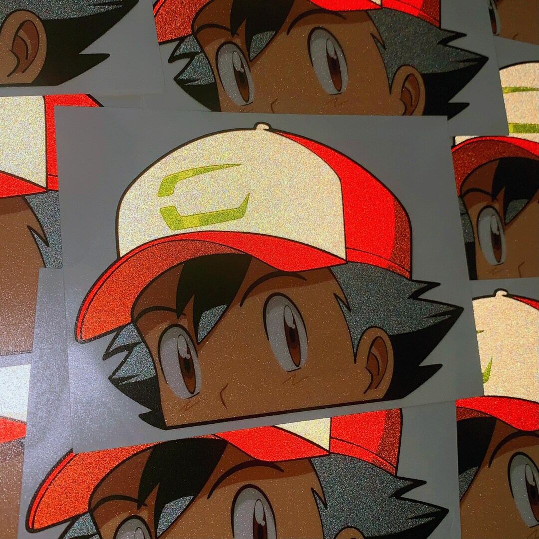 REFLECTIVE ANIME PEEKER - Etsy