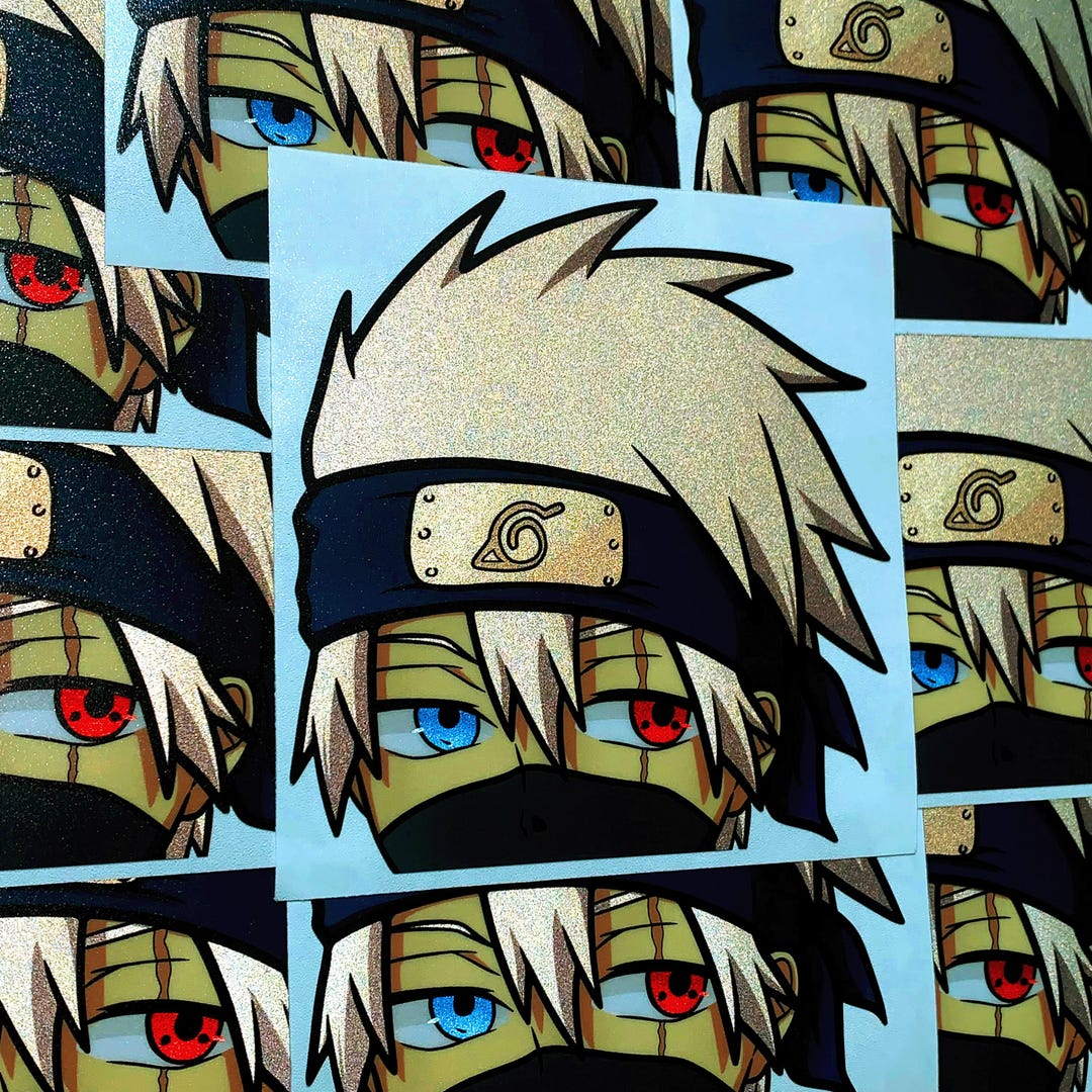 REFLECTIVE ANIME PEEKER - Etsy