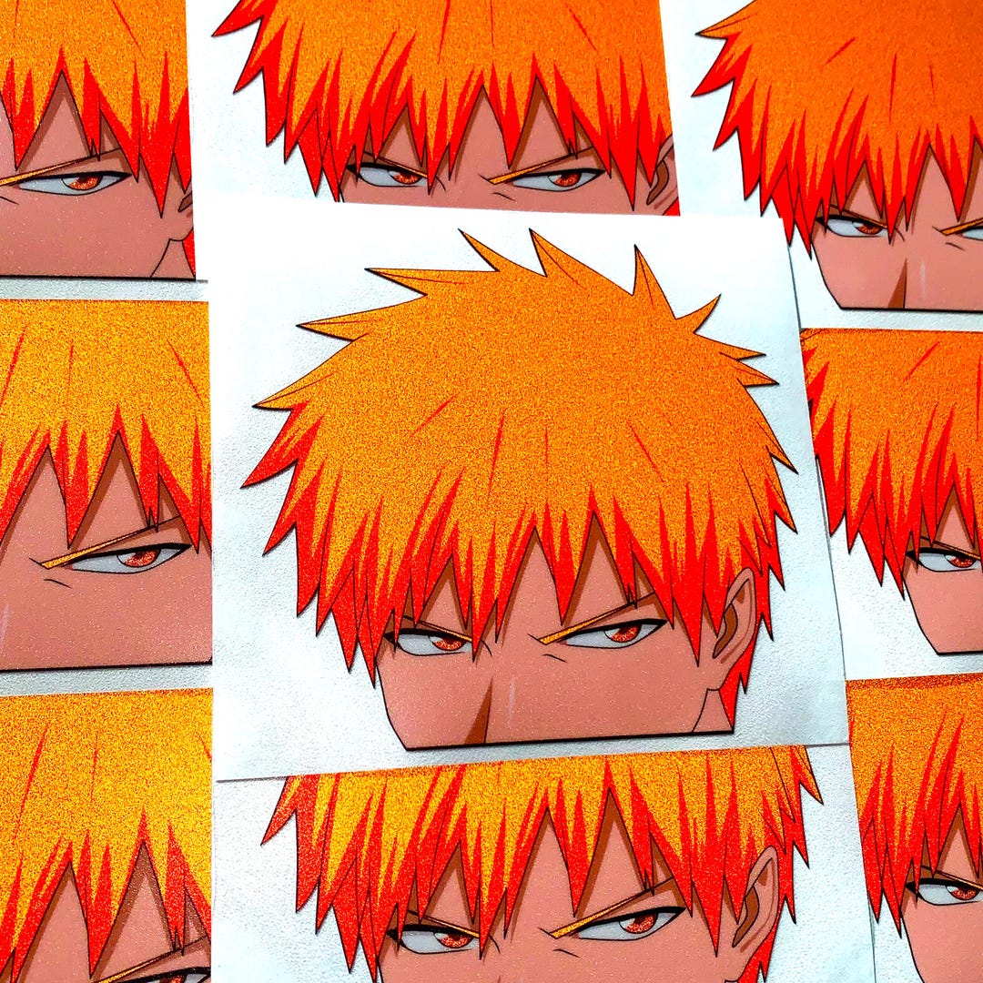 REFLECTIVE ANIME PEEKER - Etsy