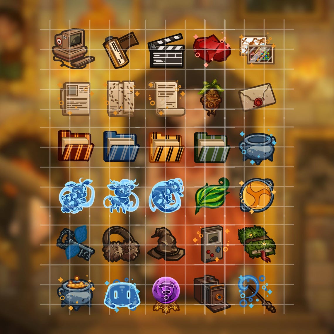 Magical Wizarding Icons Pack (ios/android) - Etsy