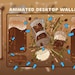 Coffee Desktop Wallpaper Organizer: Animated Icons (digital Download ...