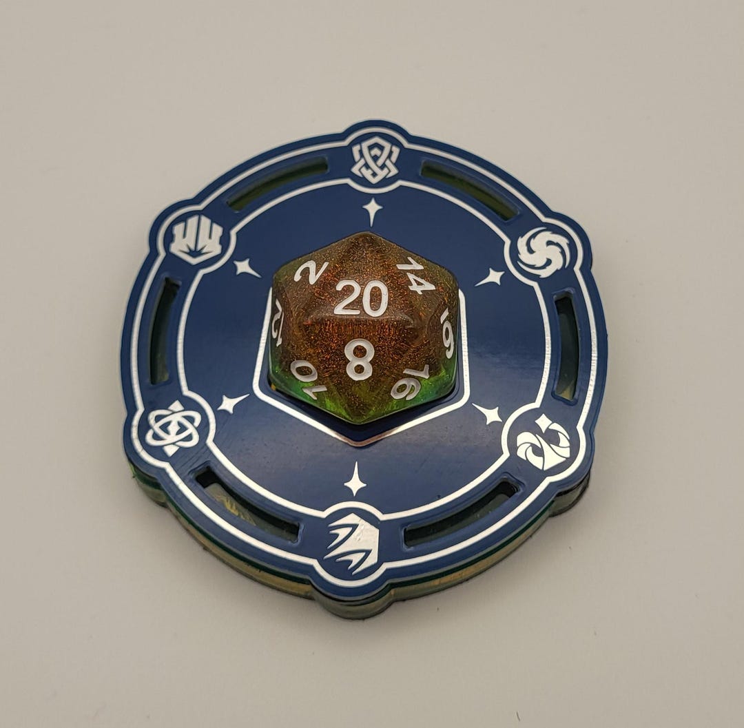 Disney Lorcana Lore Tracker Dice Cradle D20 Lore Tracker Dice & Stand ...