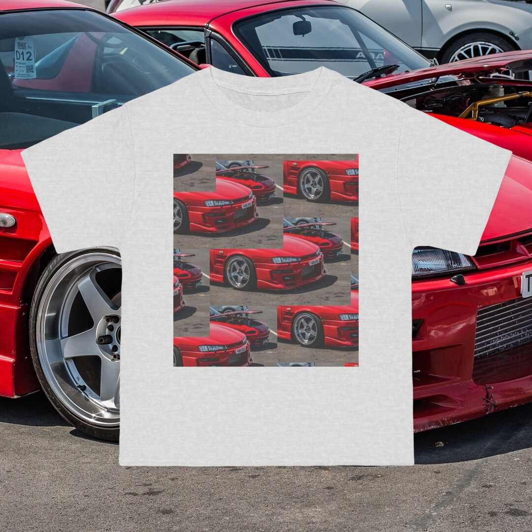 Nissan JDM Abstract Oversized Tee, Japanese Car Enthusiast Shirt ...