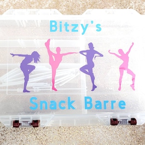 Customized Snack Box Hip Hop Jazz Dance Custom Name Snack Barre Dance ...