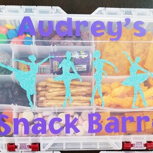 Customized Snack Box Ballet Personalized Snackle Box Custom Name Box - Etsy
