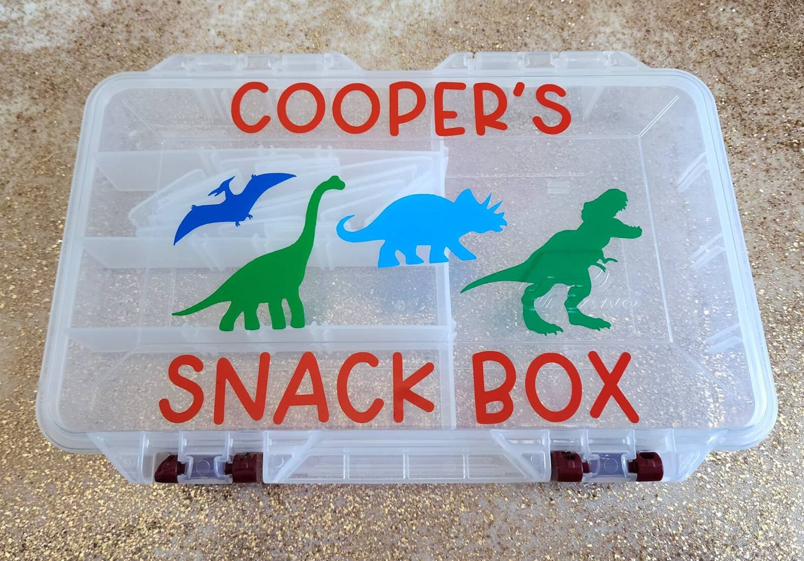 Dino Customized Snack Box Dinosaurs Themed Personalized - Etsy