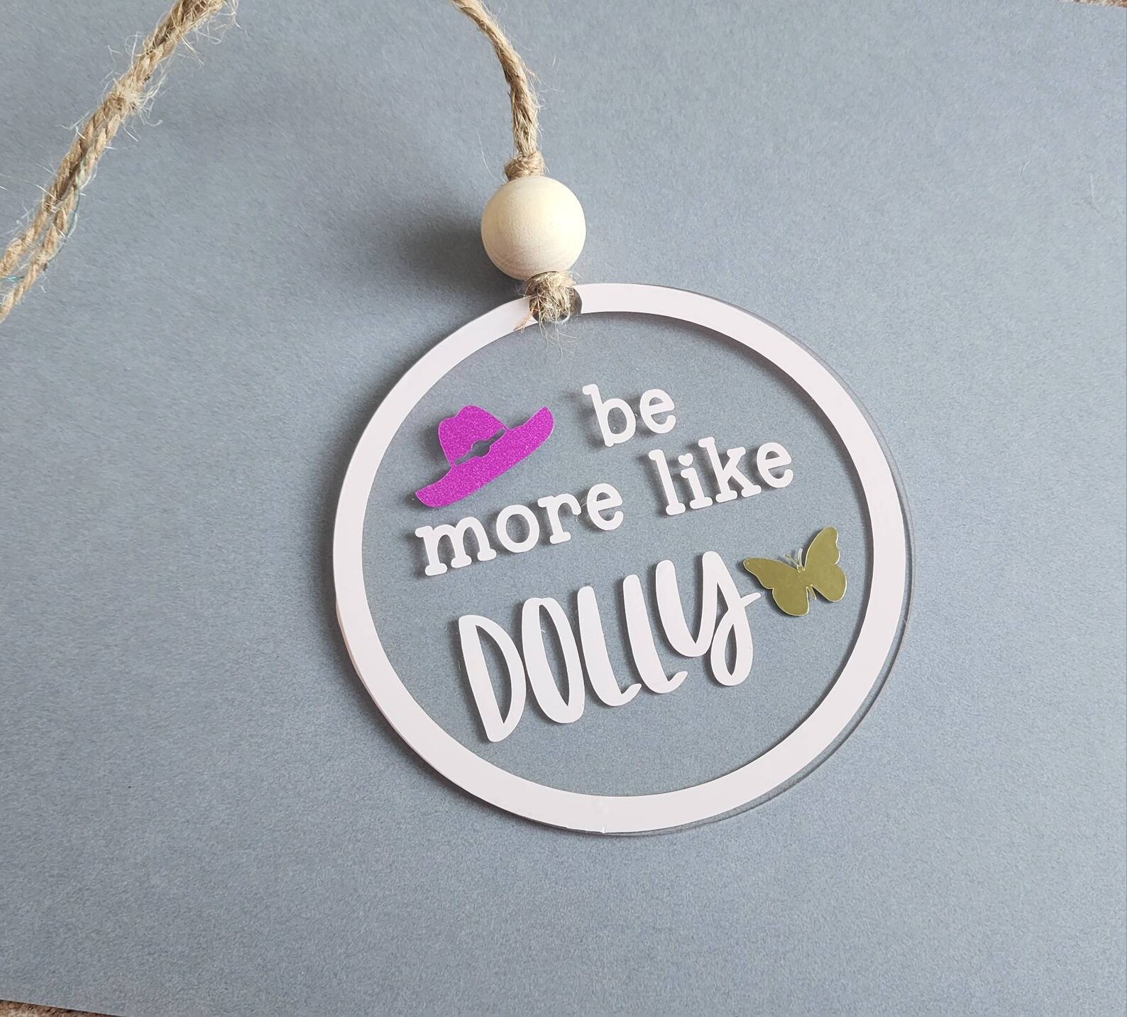 Be Like Dolly Ornament Clear Acrylic Ornament - Etsy