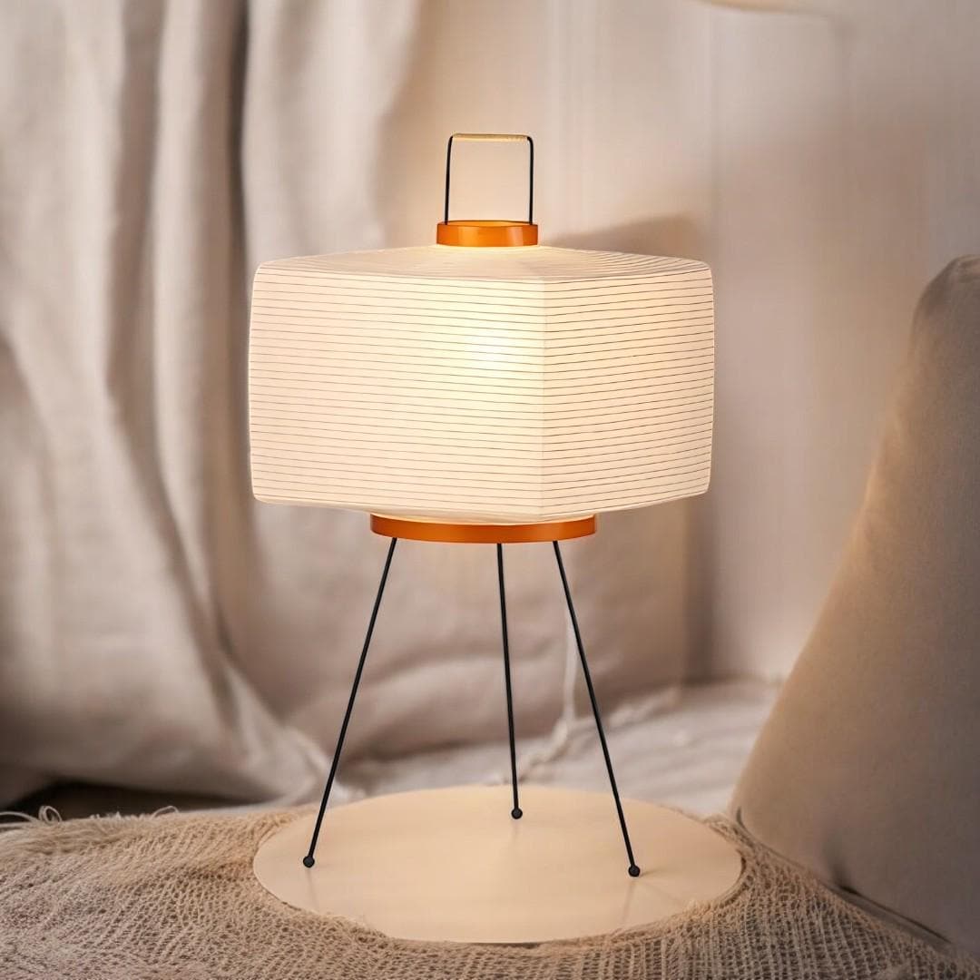 Noguchi Paper Lamp Wabi Sabi Akari Lamp Japanese LED Light for Night ...