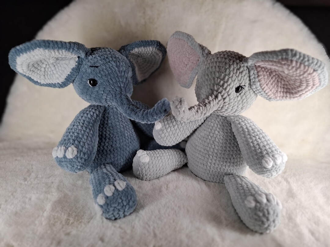 Crochet Pattern Elli the Elephant [digital - German & English] - Etsy