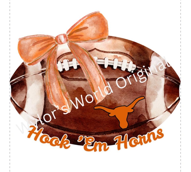 UT Football Longhorns PNG - Digital Download - Etsy