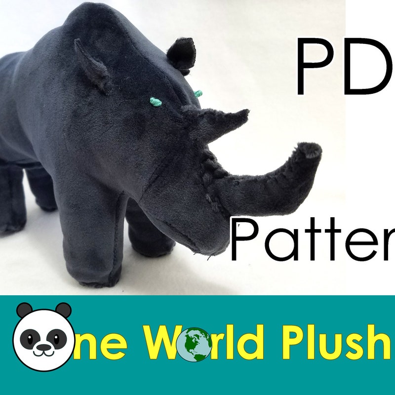 Rhino Sewing Pattern - Etsy