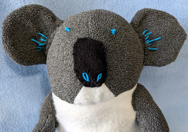 PDF Sewing Pattern Stuffed Plush KOALA Endangered Animal Species Bear ...