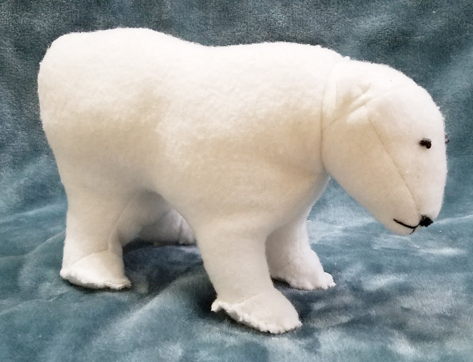 Stuffed Polar Bear Endangered Species PDF Sewing Pattern Plush Animal ...