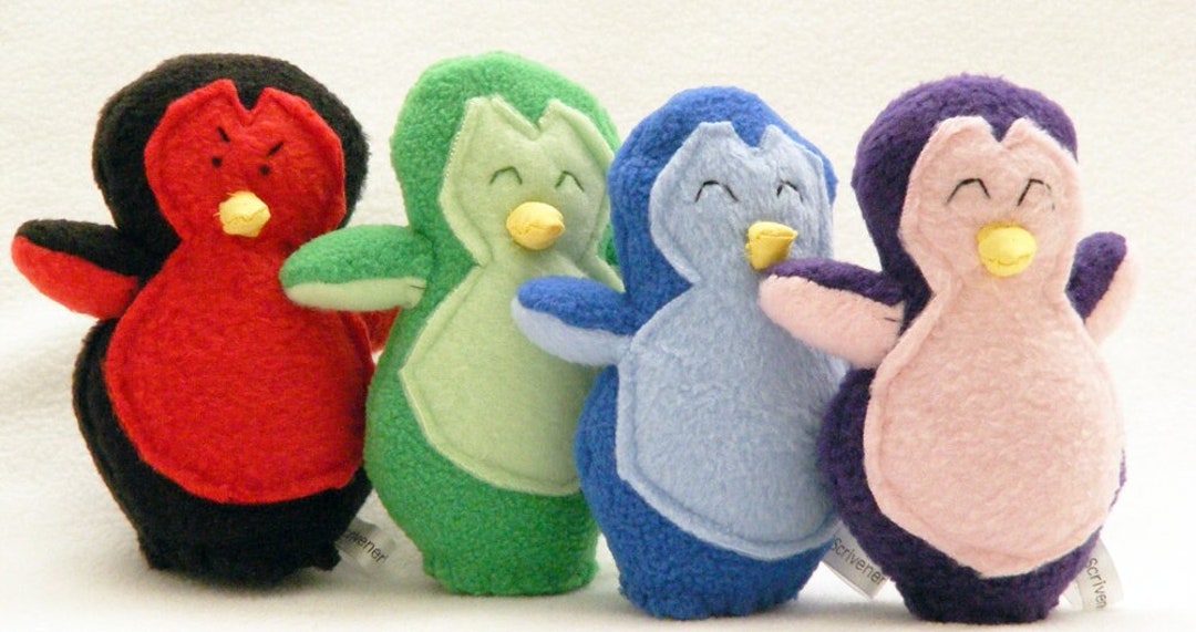 Plush Penguin Stuffed Animal PDF Pattern Printable - Etsy