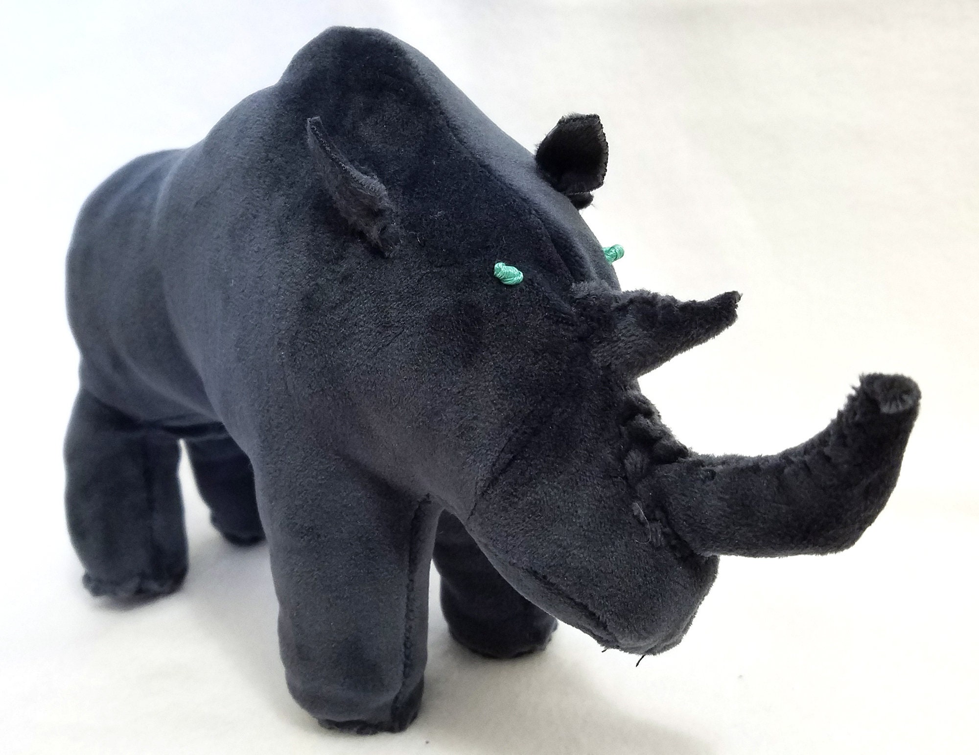 Black Rhinoceros Rhino PDF Sewing Printable Pattern Endangered Species ...