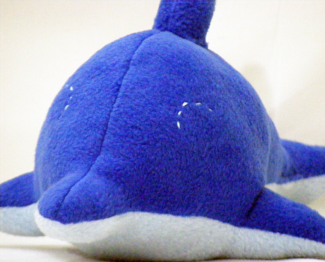 Large Stuffed Dolphin PDF Sewing Pattern Printable Charitable Donation ...