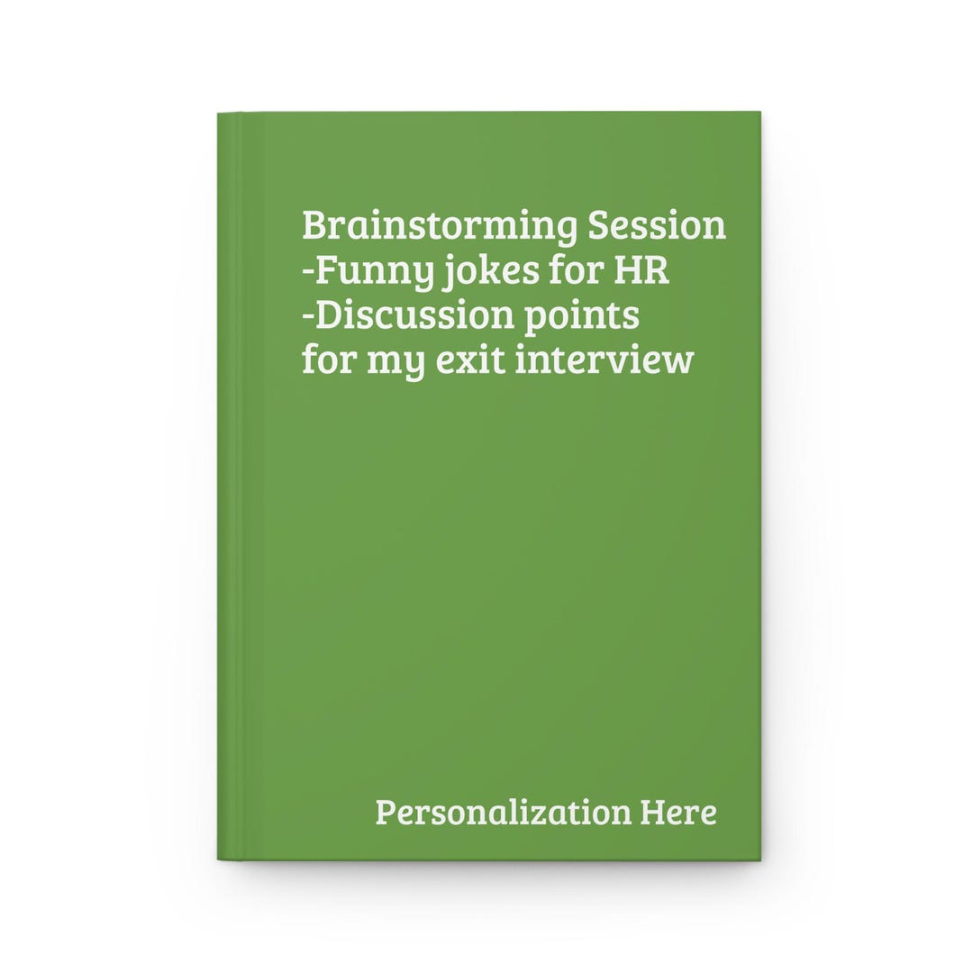 Brainstorming Notes, Funny Office, Exchange Gifts, Work Notebook ...