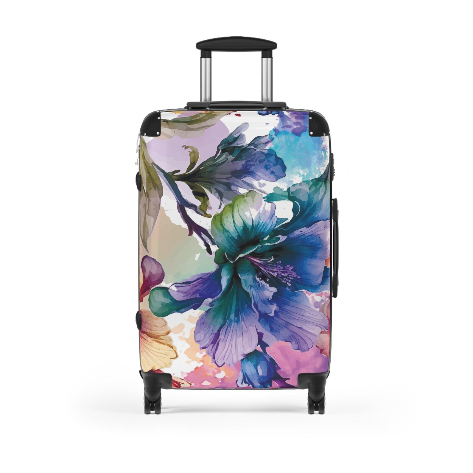 Carry on Luggage, Matching Luggage, Rolling Luggage, Blue Suitcase, Floral Luggage, Carry-on ...