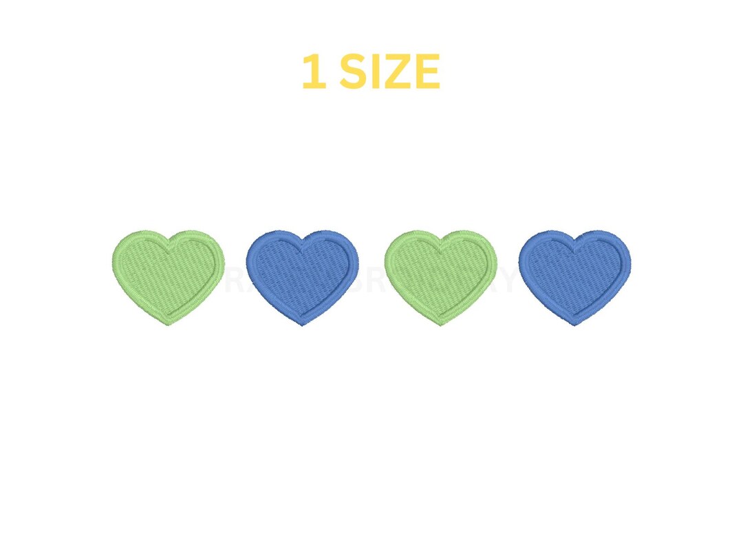 Hearts Embroidery Design | Heart Embroidery File | Valentines Day ...