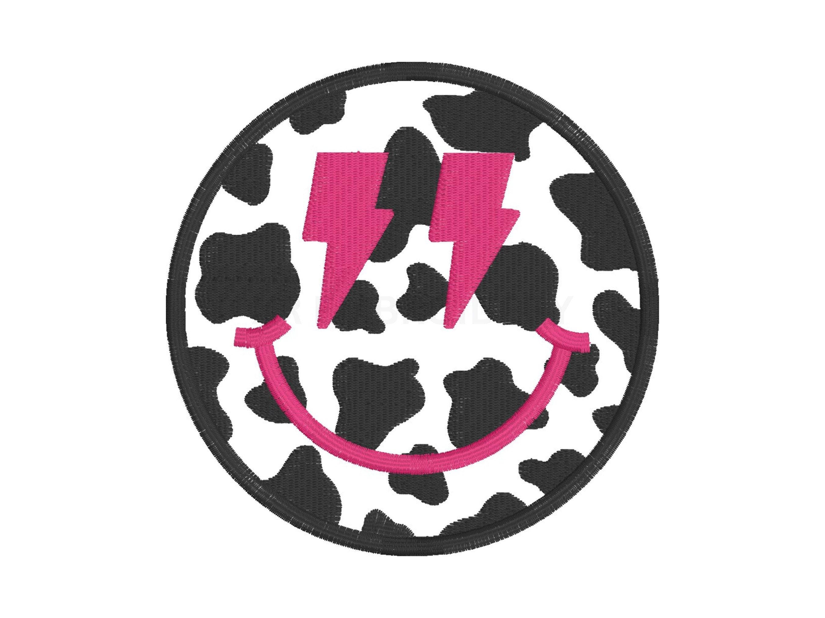 Cowgirl Smiley Face Embroidery Design | Cowgirl Happy Face Embroidery ...