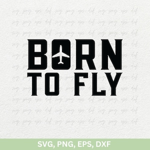 Pilot Svg Png, Born to Fly Svg Png | Pilot Svg Icon, Airplane Tshirts ...