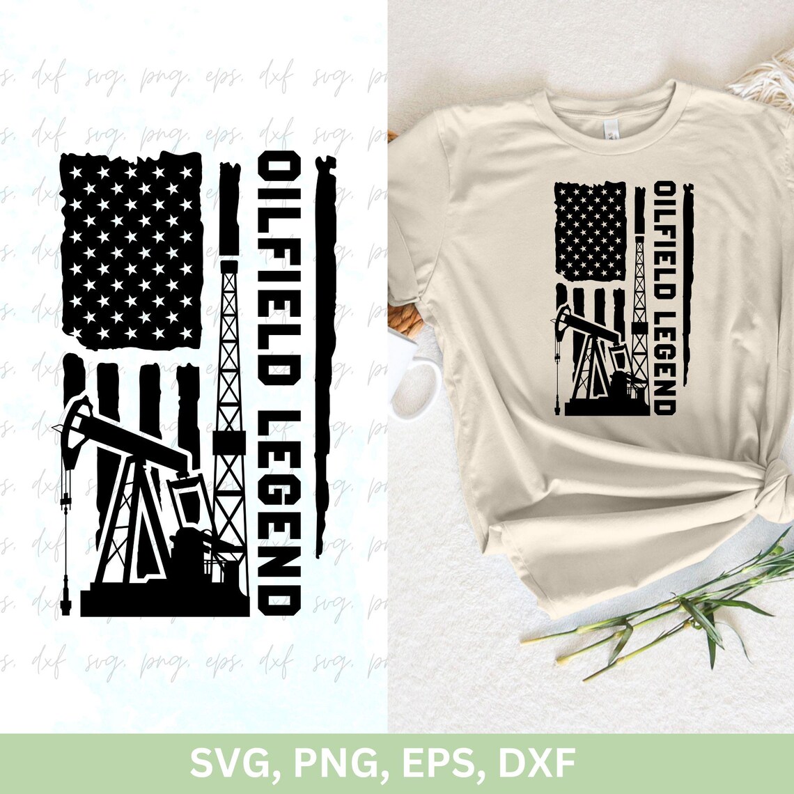 Oilfield Legend SVG File | Oilfield Svg | Oilfield Shirt Svg | Oil Rig ...