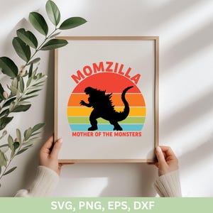 Mother's Day Svg, Momzilla Mother of the Monsters Shirts Design Svg Png ...