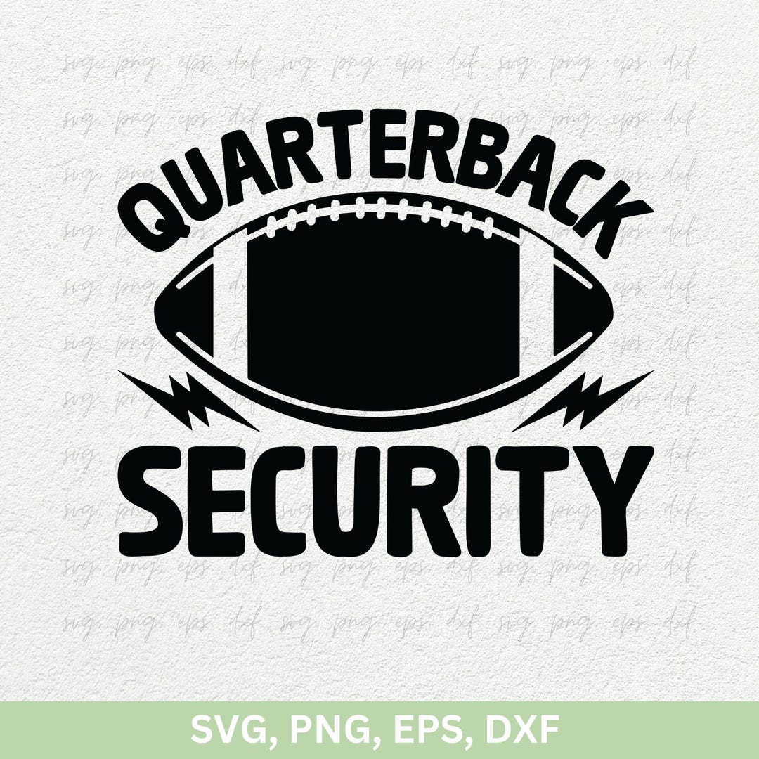 Quarterback Security Svg Png Clipart | American Football Design Svg PNG ...
