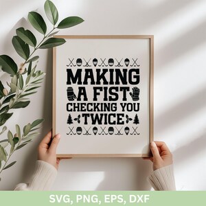 Ice Hockey Shirts Svg, Making a First Checking You Twice Svg, Hockey ...