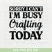 Crafting is My Therapy Svg | Craft Therapy Svg Png Eps | Crafty Mom ...