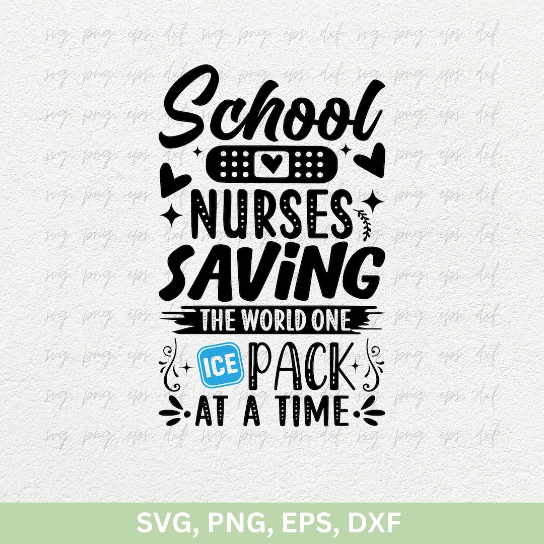 School Nurse Svg, Future Nurse Shirt Svg, Medical Svg, Nurse Life Png ...