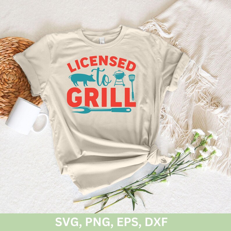 BBQ Party Svg, Licensed to Grill Svg Clipart Vectors Icon, Tim Mcgraw ...