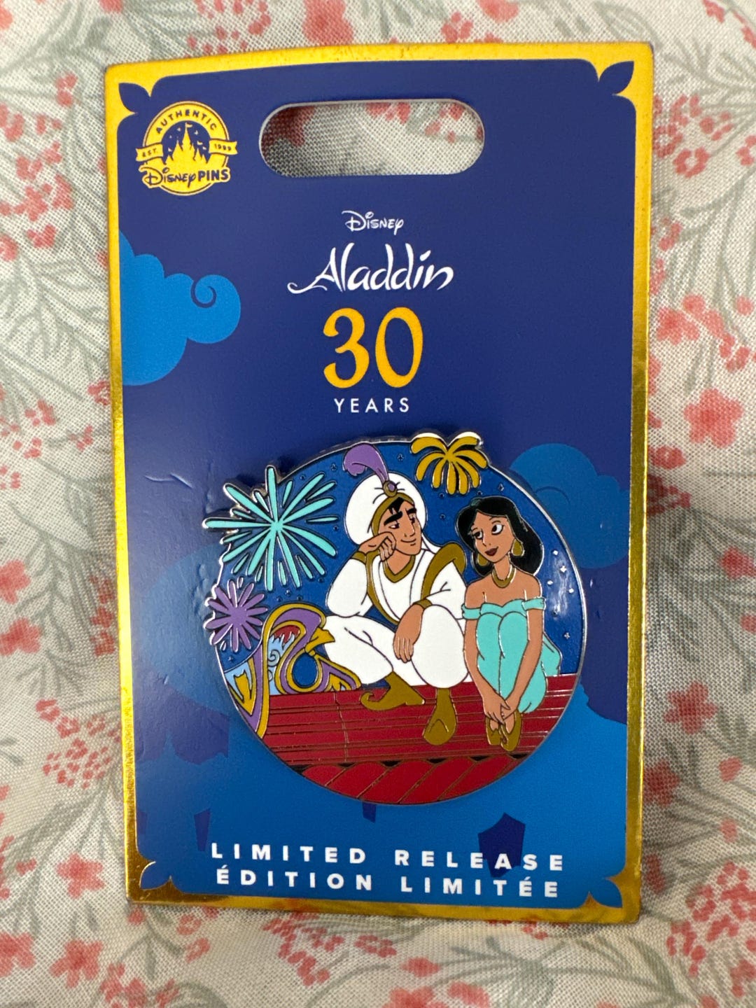 Disney’s Aladdin Limited Release Pin, Celebrating 30 Years of Disney ...