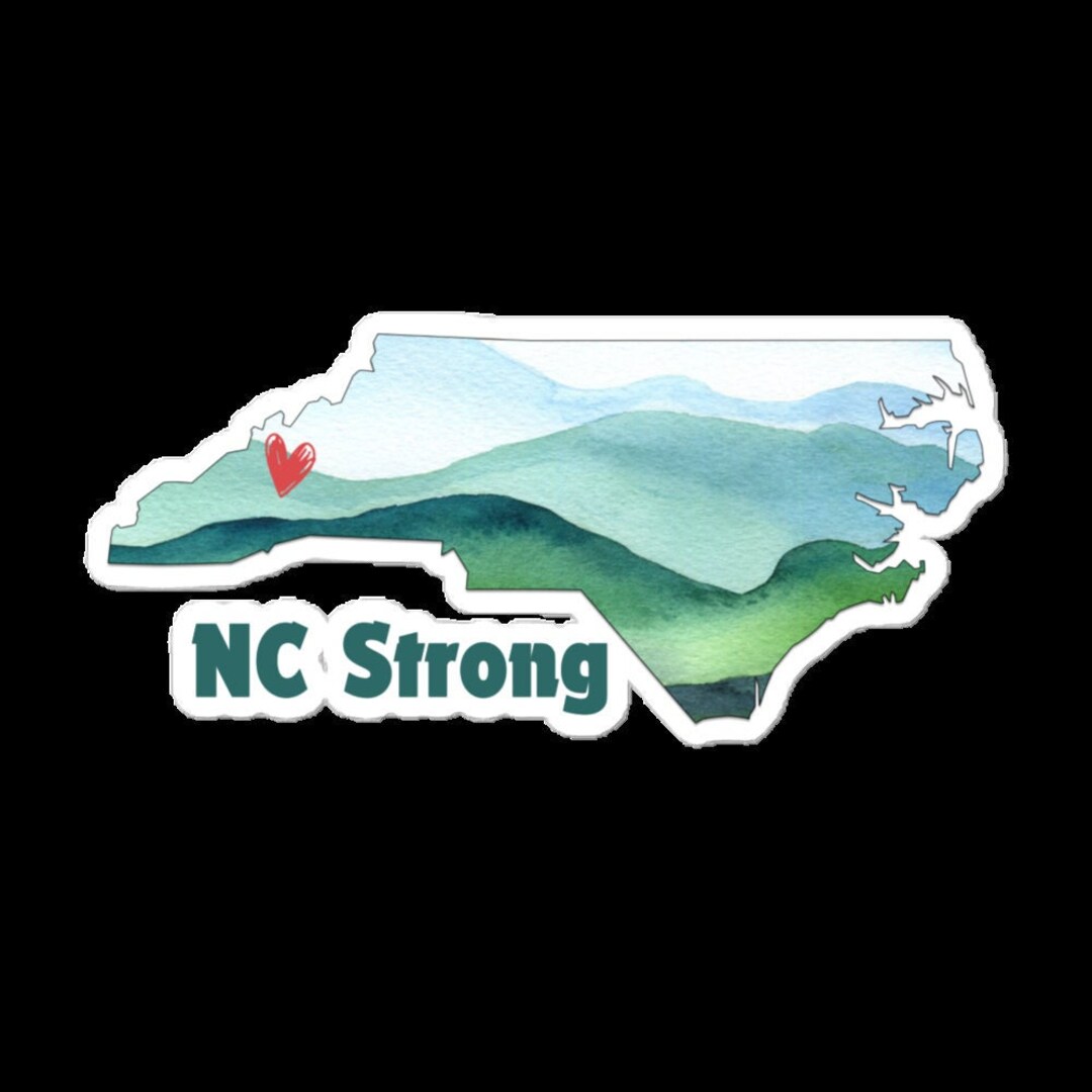NC Strong Vinyl Sticker All Profits Donated to Flood Relief Until 10/14 ...