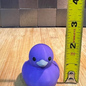 3D Printed Purple Duck (pack of 3) - Etsy