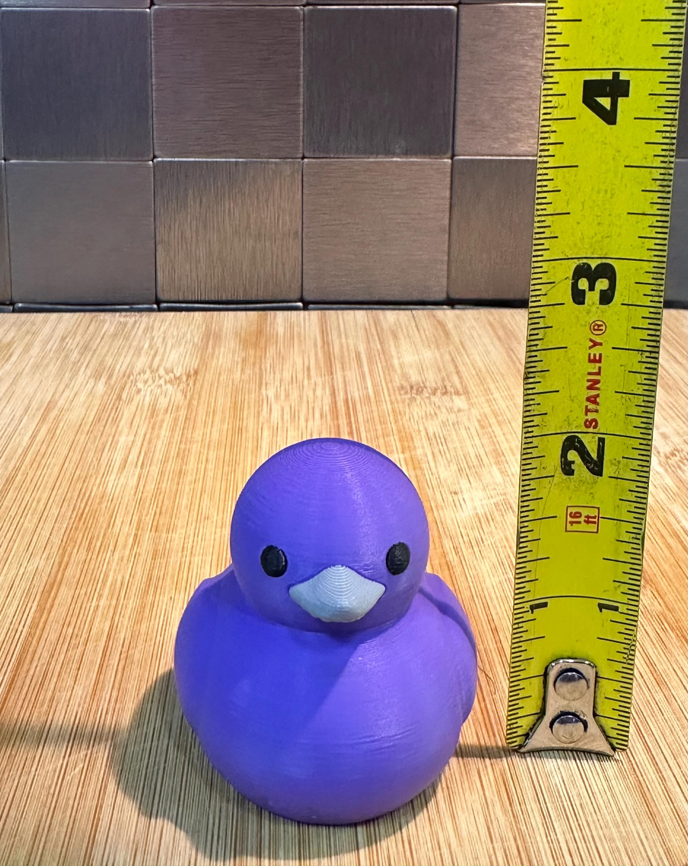 3D Printed Purple Duck (pack of 3) - Etsy