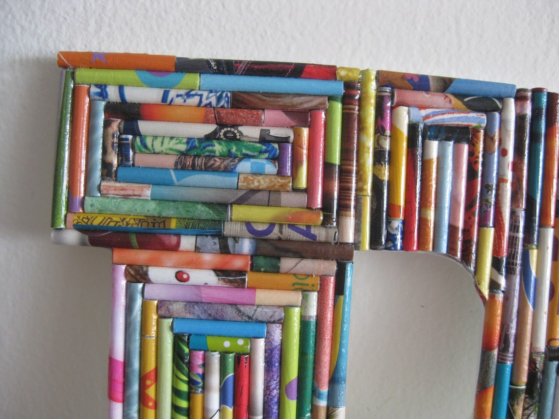 Decorated Colorful Letter R Wall Decor Hand Made up Cycled - Etsy