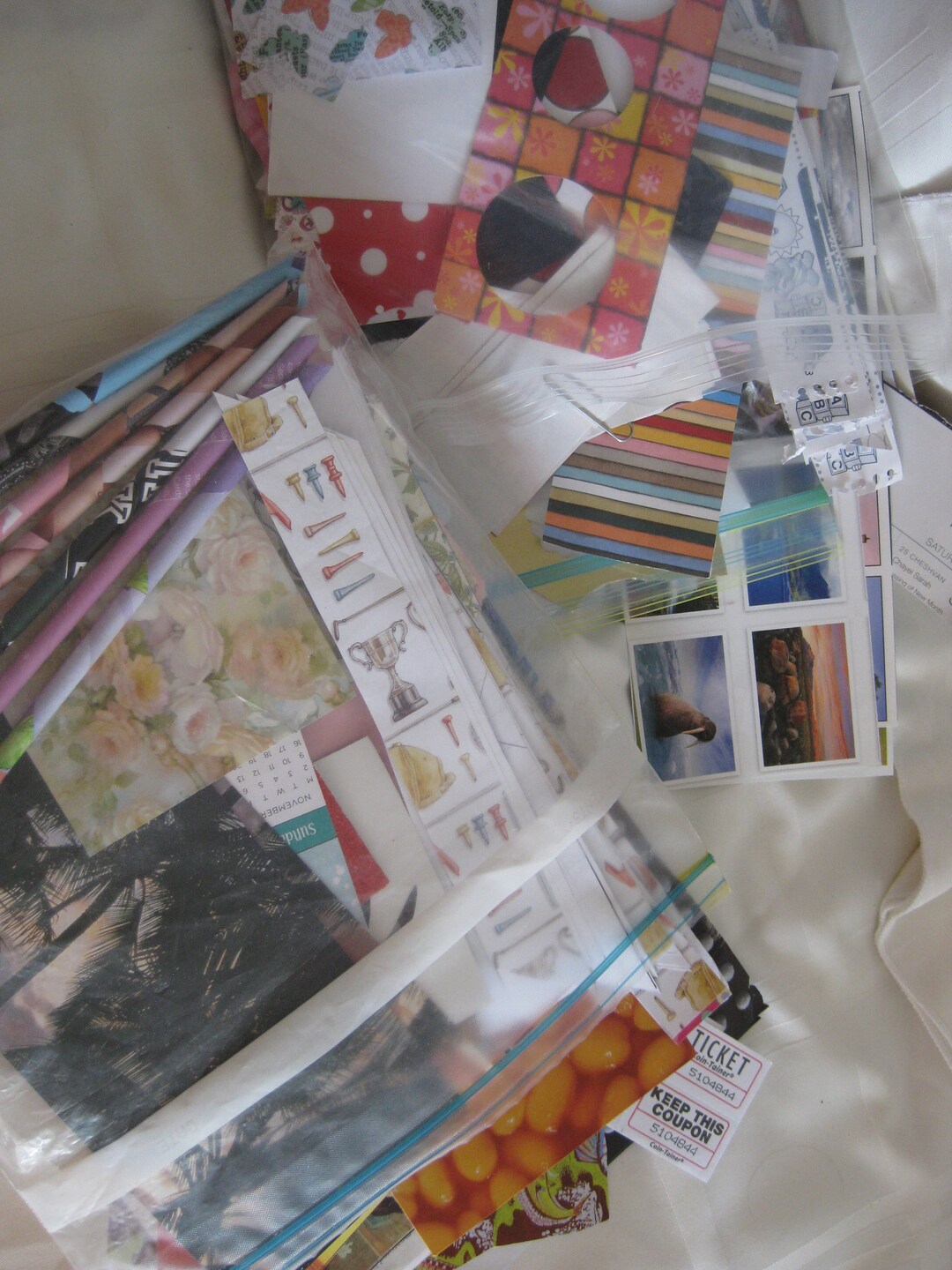 MYSTERY Paper EPHEMERA 2 Lbs. See Listing Details Everything - Etsy