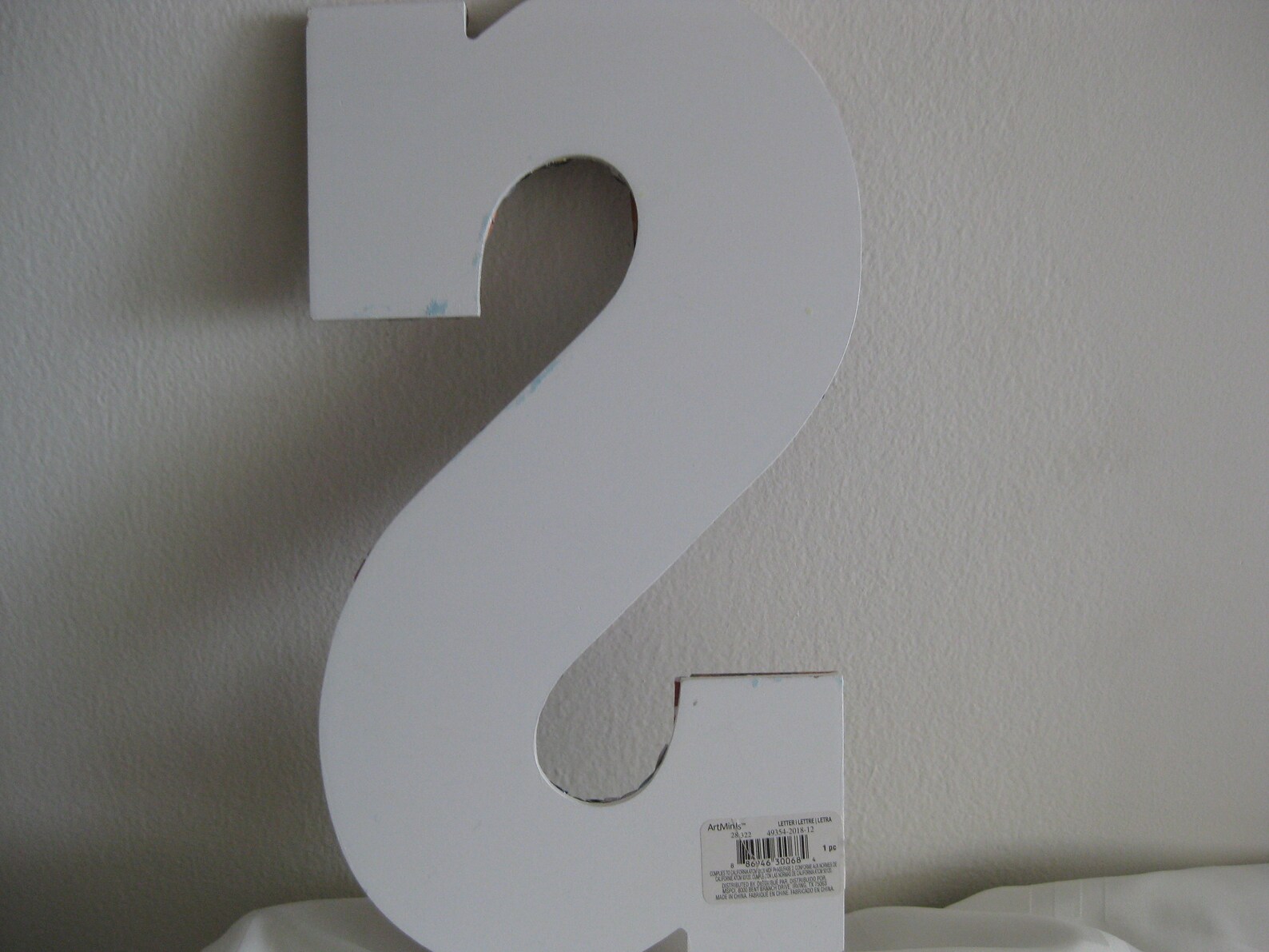 Monogram Wood Letter S Decorated With Colorful Upcycled | Etsy