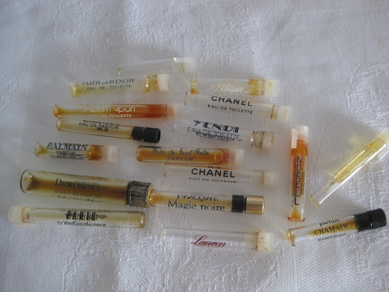 Mini Perfume Bottles & Samples, Collection of 30 Mostly Vintage Pcs. - Etsy