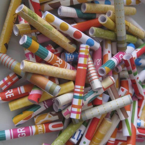 Rolled Paper Ornaments - Etsy