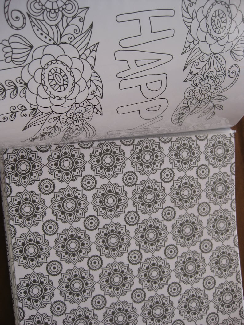 Color in Scrap Book Album Kit, 10 Double Sided Pages to Color, Stickers ...
