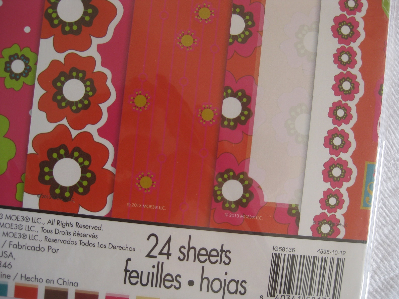 Scrapbook Paper Pack 6 Designs 24 Sheets 8 X | Etsy