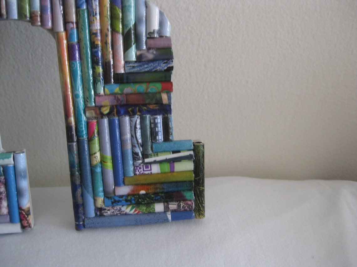 Decorated Colorful Letter R Wall Decor Hand Made up Cycled - Etsy