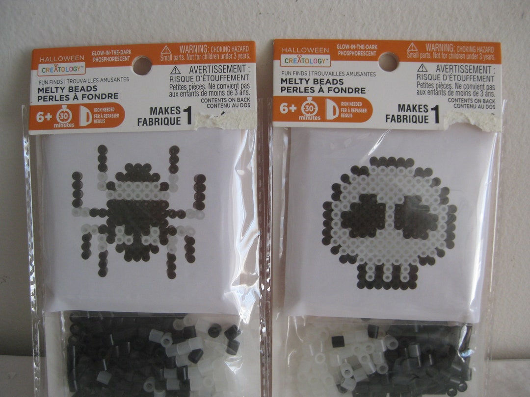 Halloween Theme, Melty Beads Kit, Make a Skull And/or a Spider. for Age ...